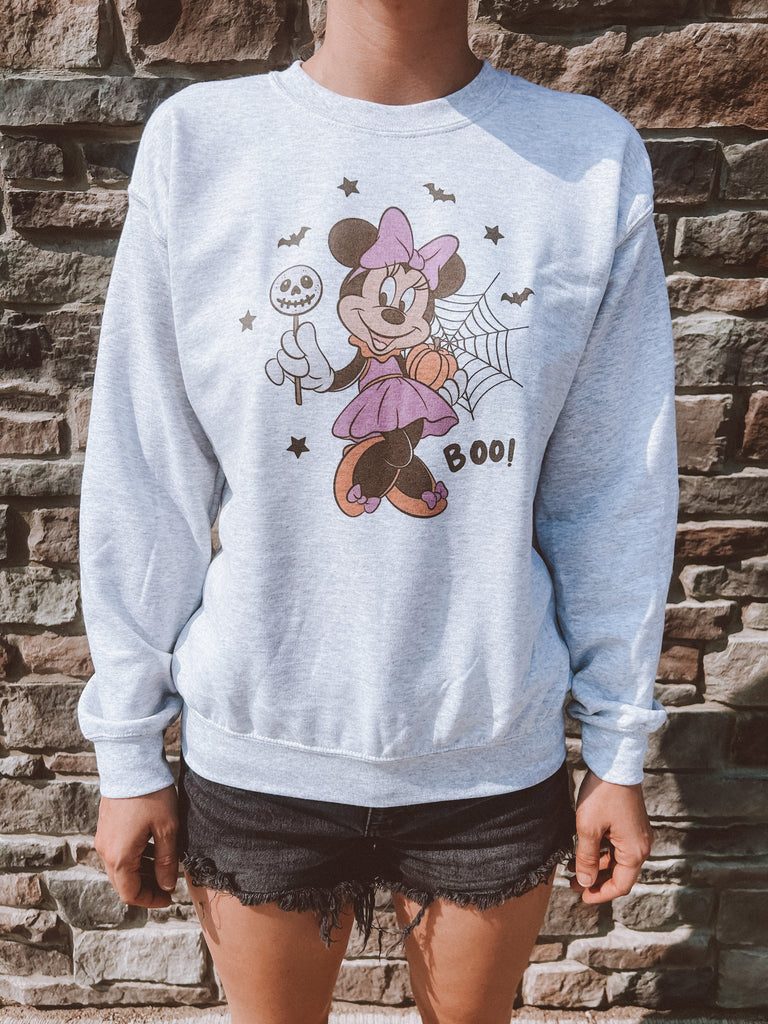 Spooky mini mouse pullover– Not Your Average Babe